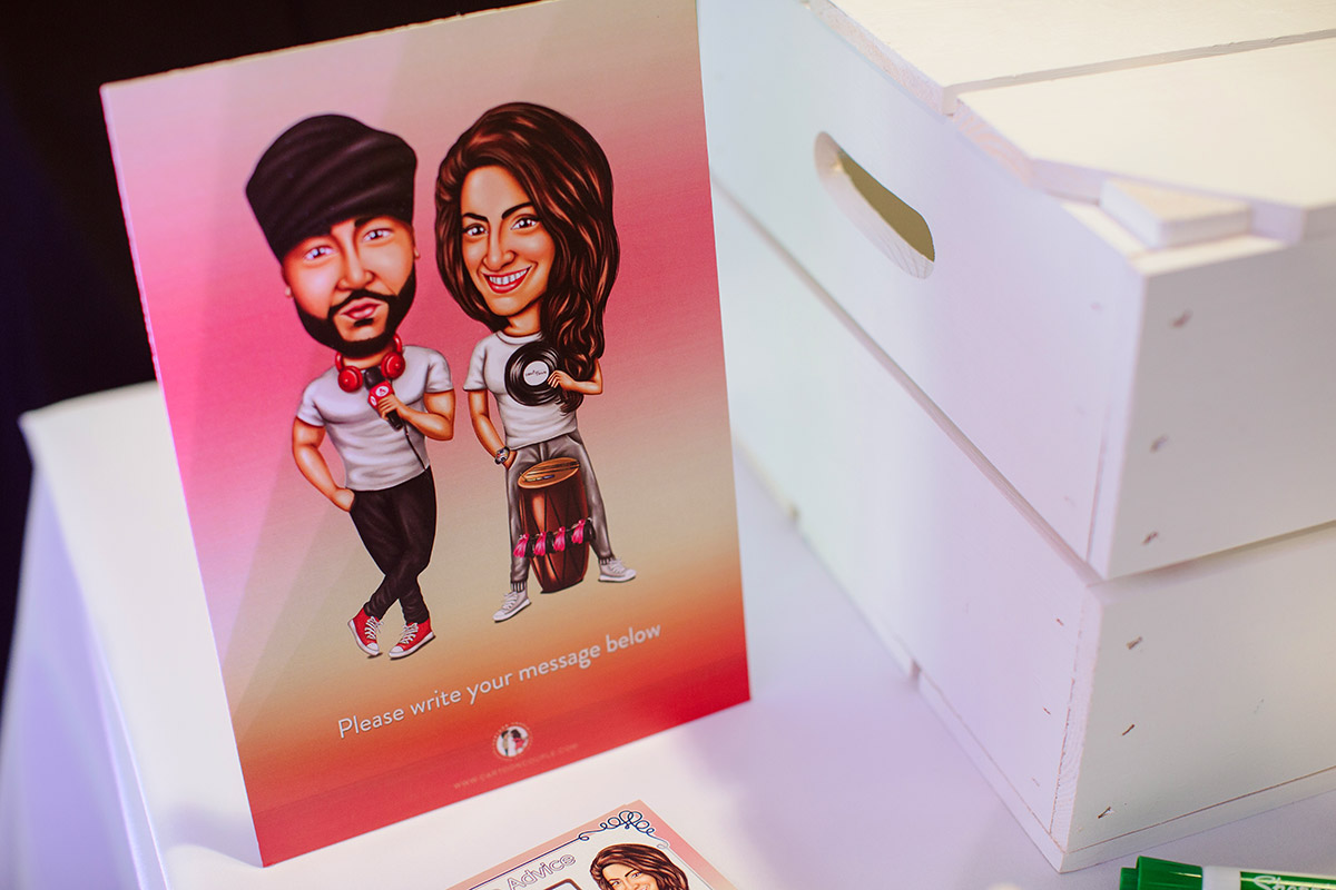 Amrit & Harpz | Cartoon Couple