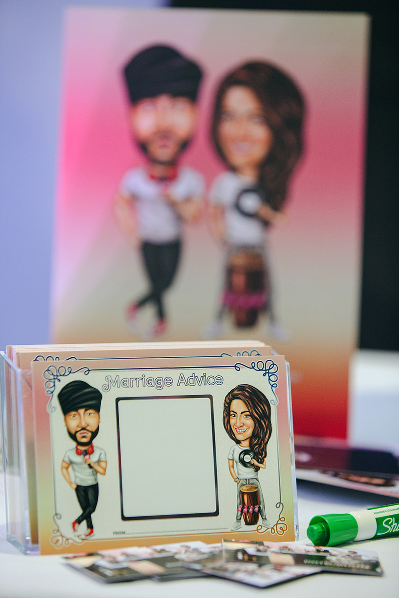 Amrit & Harpz | Cartoon Couple